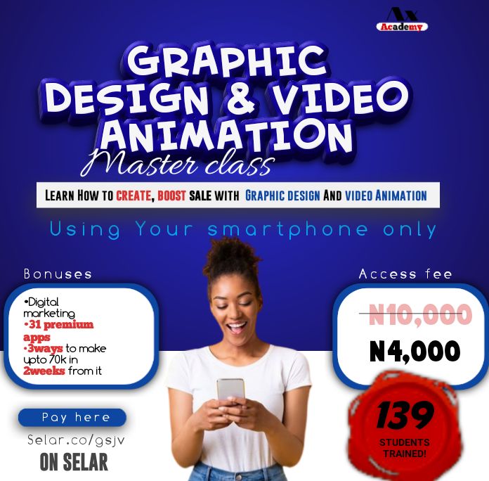 Buy Graphic design And Video Animation Master class by Omorotionmwan ...