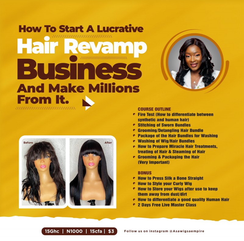 Buy Hair Revamp master class by Ahene sally on Selar