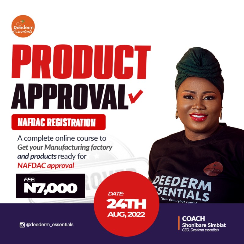 Buy NAFDAC CONSULTATION by SHONIBARE ADERINSOLA on Selar