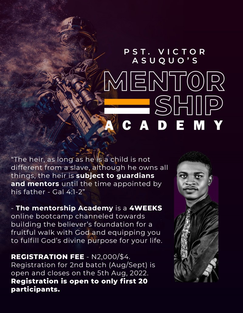 Buy Mentorship Academy - August/September Batch by Asuquo Victor ...