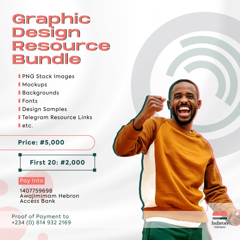 Buy Graphic Design Resource Bundle by Hebronmimam on Selar