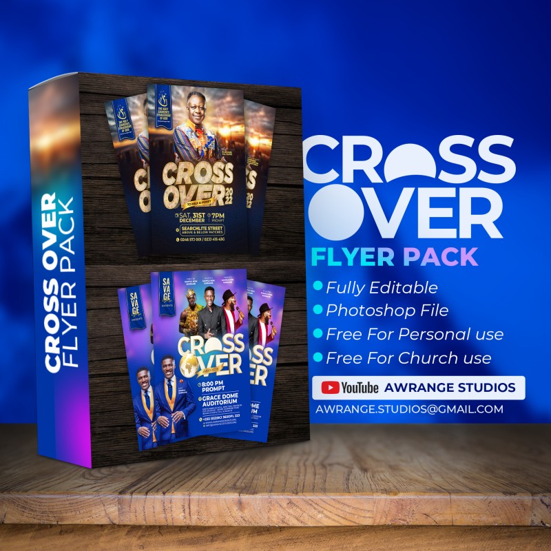 Buy Cross Over Flyer Pack by Awrange Studios on Selar