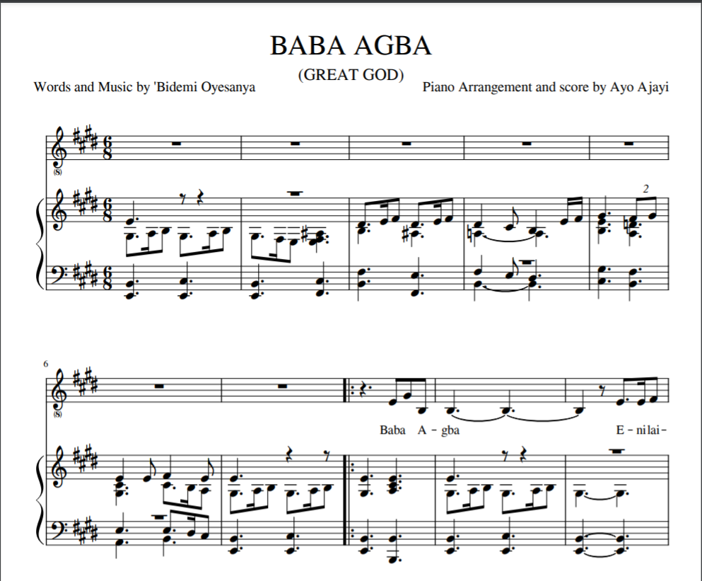 Buy Baba Agba (Great God) by Ayo Ajayi on Selar