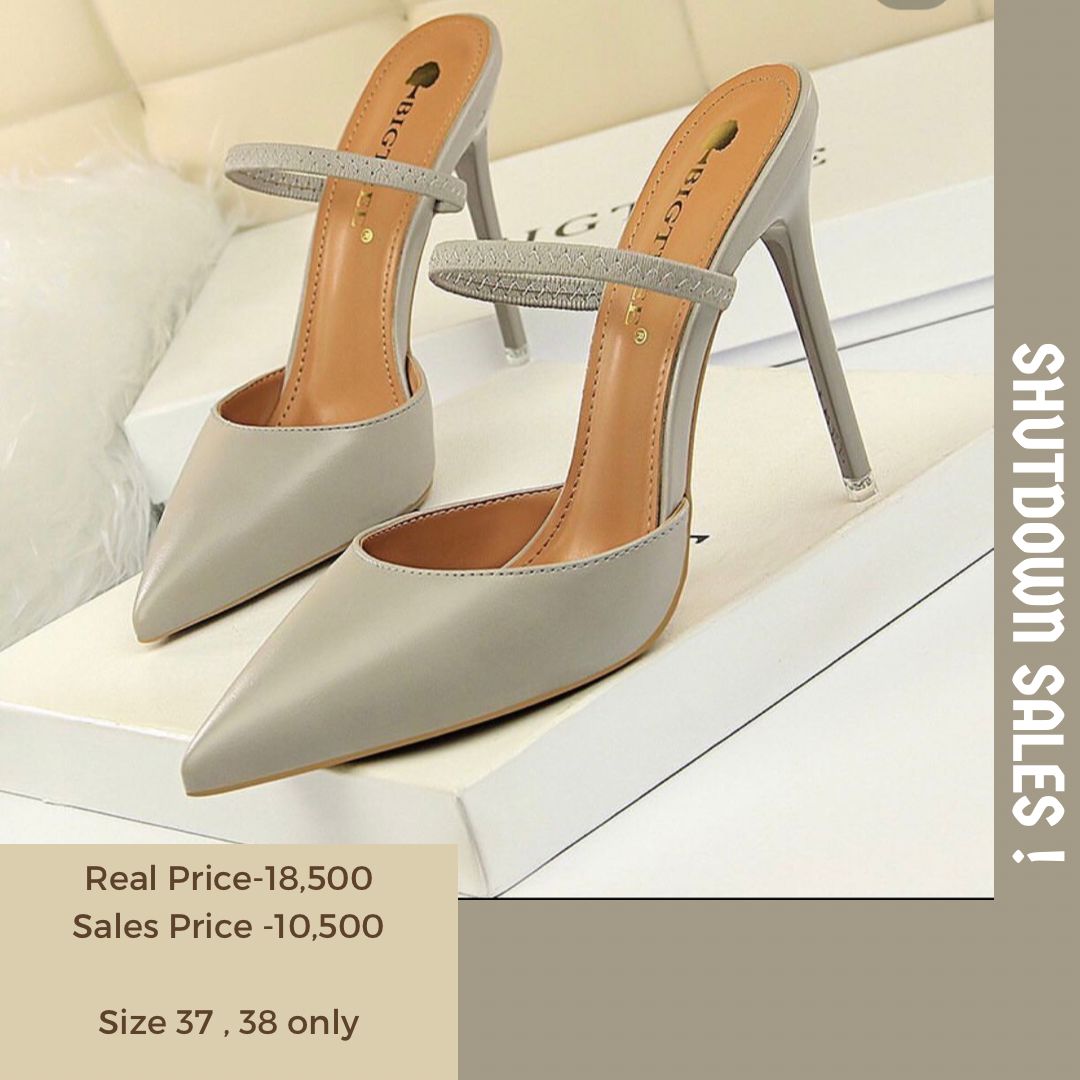 Buy Pretty in grey by BCPROSHOES on Selar
