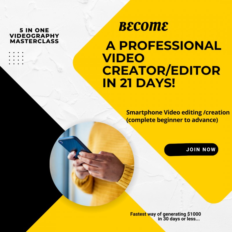 Buy SMART PHONE VIDEO EDITING COURSE (complete beginner to advance) by ...