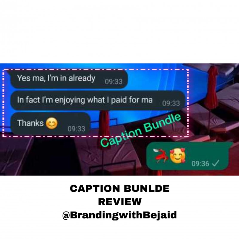 Buy CAPTION BUNDLE by Branding With Bejaid on Selar