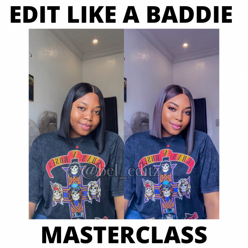 Buy EDIT LIKE A BADDIE MASTERCLASS by BEL EDITZ on Selar