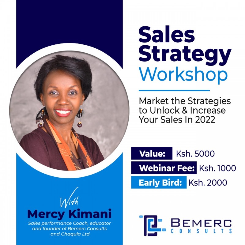 Buy Sales Strategy Workshop by Mercy Kimani on Selar