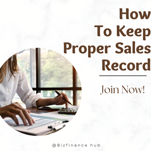 Buy HOW TO KEEP PROPER SALES RECORD by Hope Fasoranti on Selar