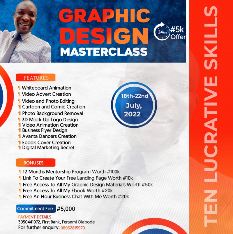 Buy GRAPHICS DESIGN MASTERCLASS by Bodex Digitalz on Selar