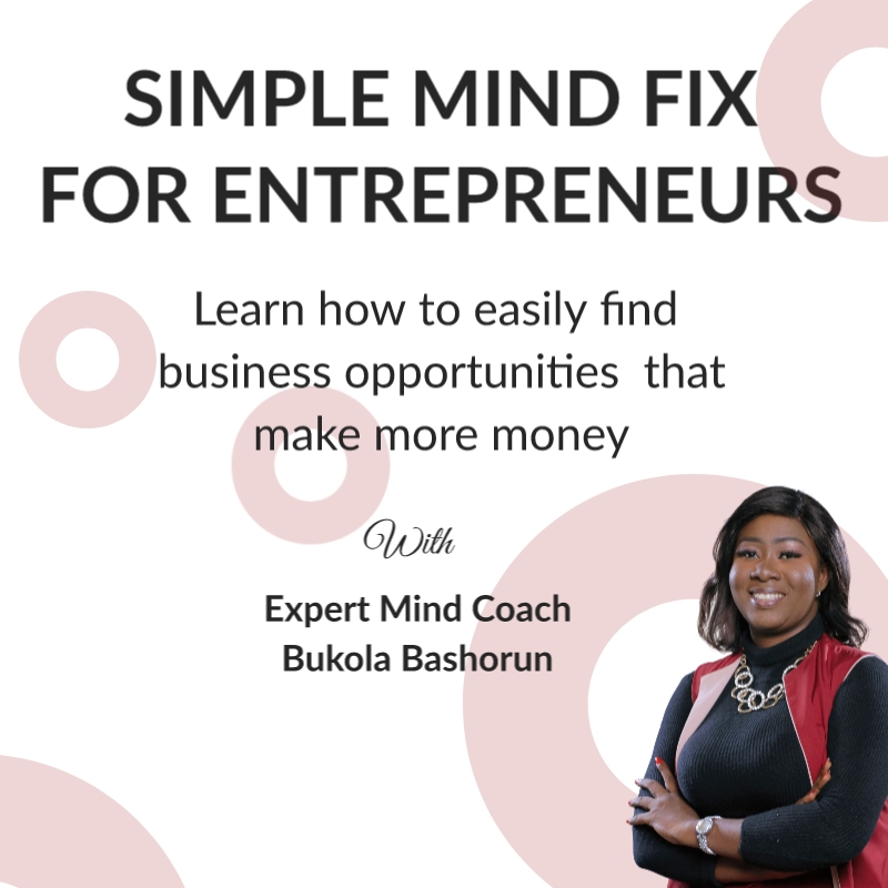 Buy SIMPLE MIND FIX FOR ENTREPRENEURS by BOOKIEBASH COACHING on Selar