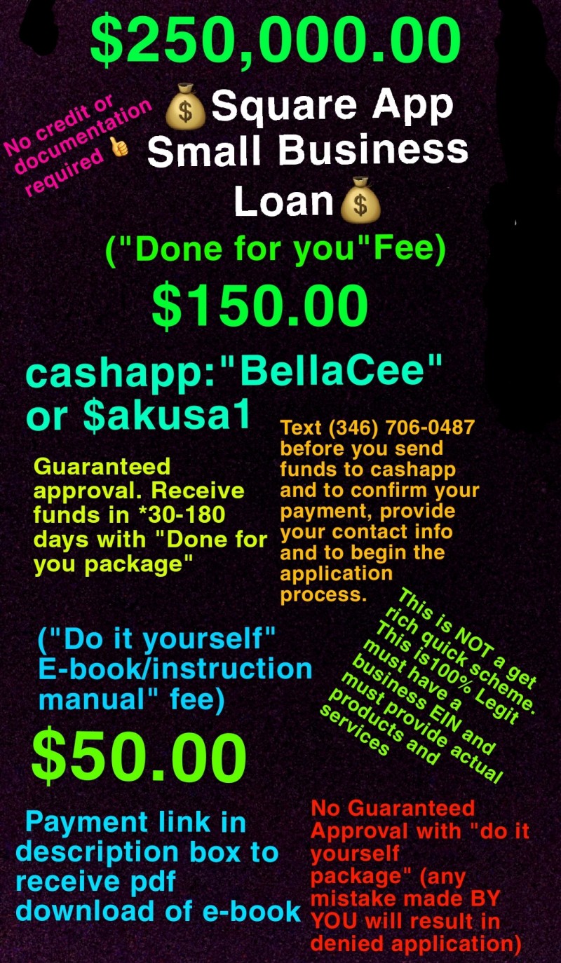 Buy Square App Loan Instruction by Dorian Adams on Selar