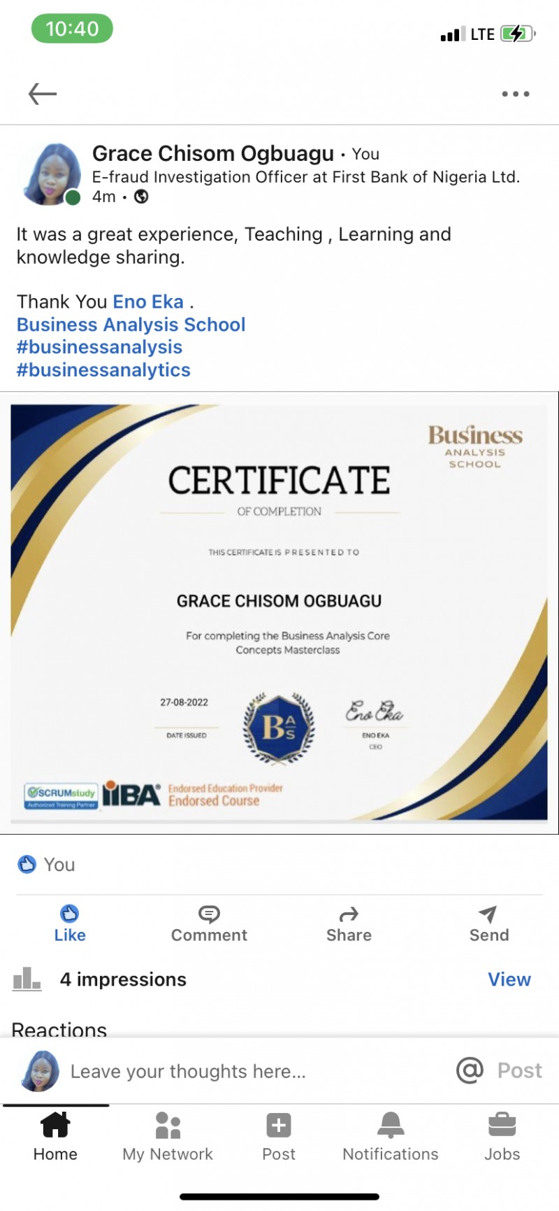 Buy Business Analysis Masterclass by Business Analysis School on Selar