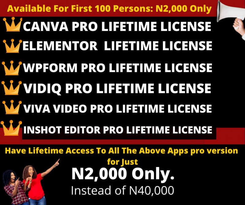 Buy Lifetime Access to pro version of the most used apps online by COD ...