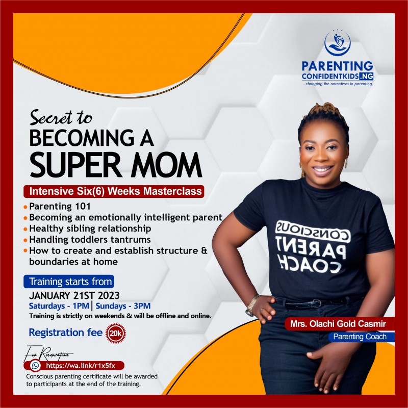 Buy Secret to becoming a supper mum 6weeks intensive masterclass by Olachi gold casmir on Selar