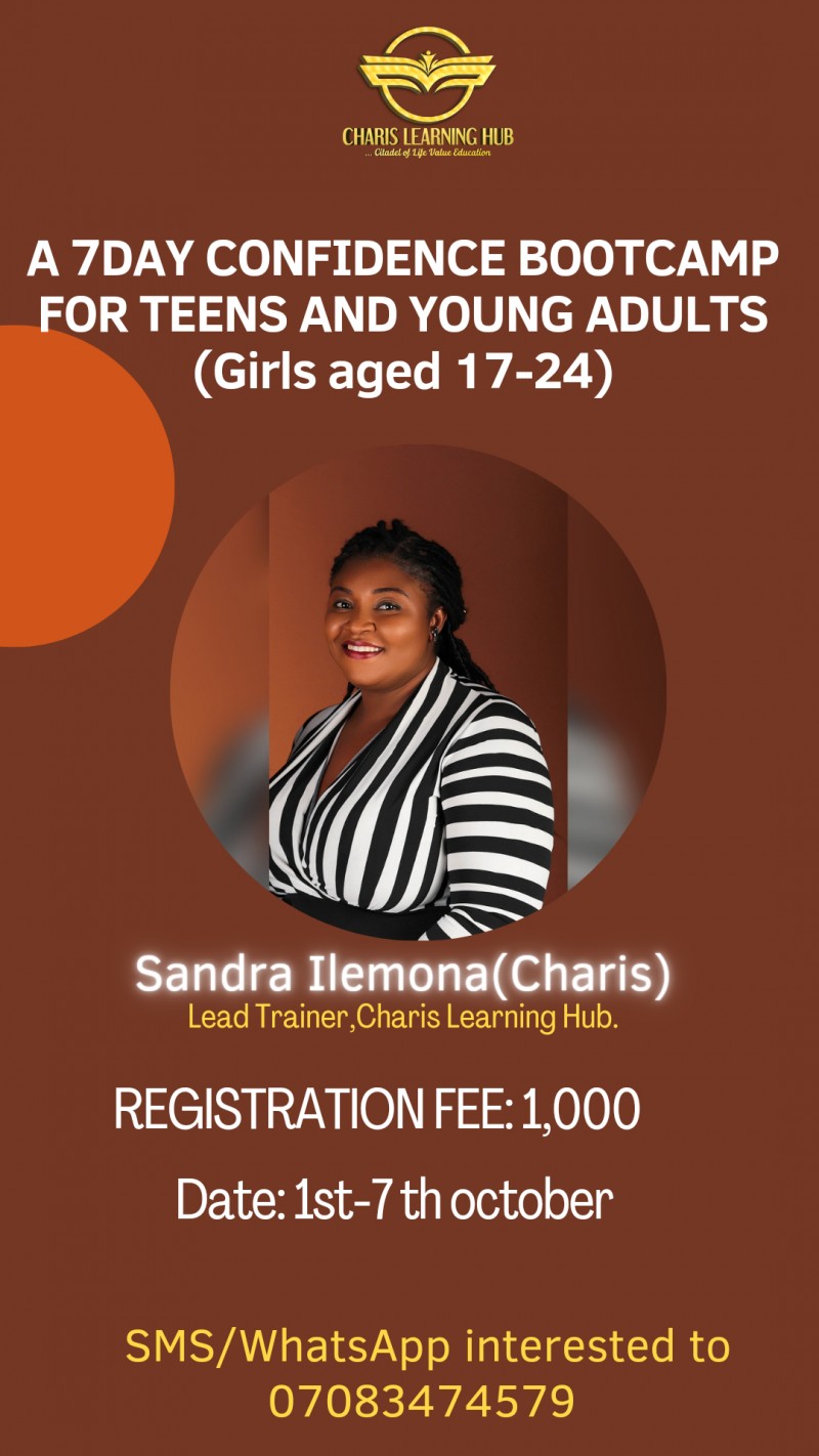 Buy Teen and Young girls confidence boot camp by Charis Ilemona on Selar