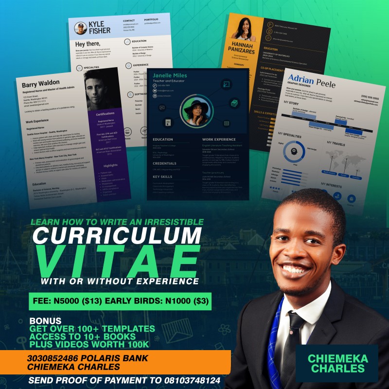 Buy The Perfect Guide to Cv Writing by Chiemeka Charles on Selar