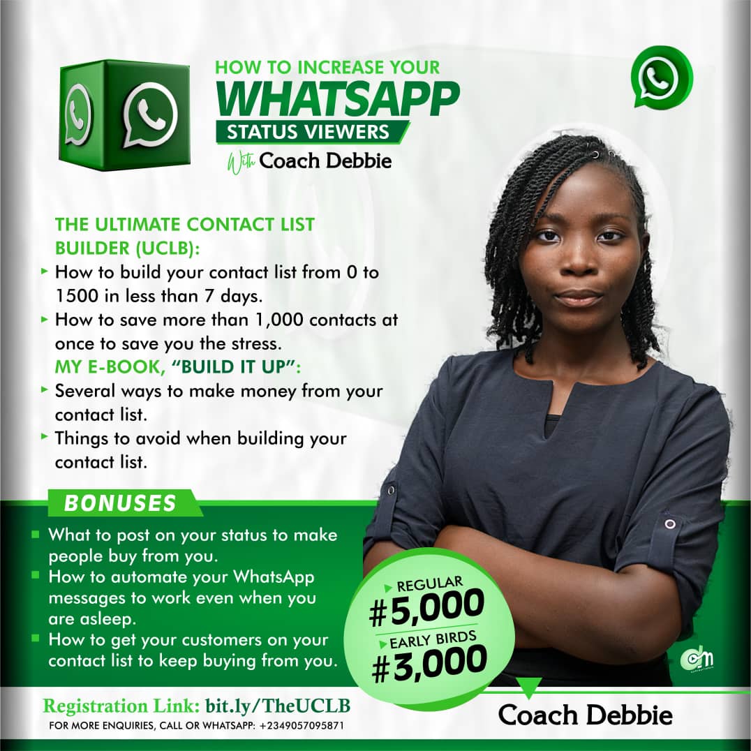 Buy The Ultimate Contact List Builder by Coach Debbie on Selar