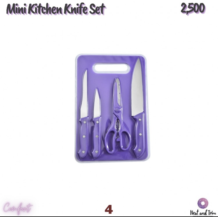 Buy Mini Kitchen Knife Set by Comfort By Neat and Trim on Selar