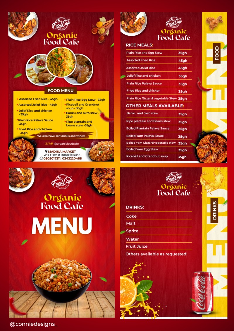 Buy Organic Food Cafe and Data Voice Flyer Design by Constance Philip ...