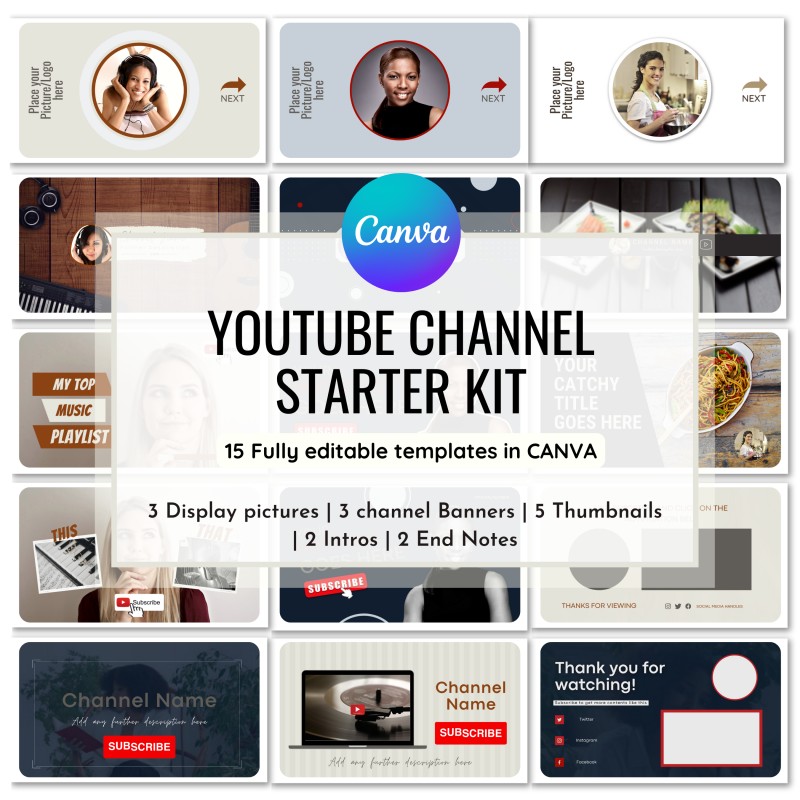 Buy YOUTUBE STARTER KIT by Femi Media-fit on Selar