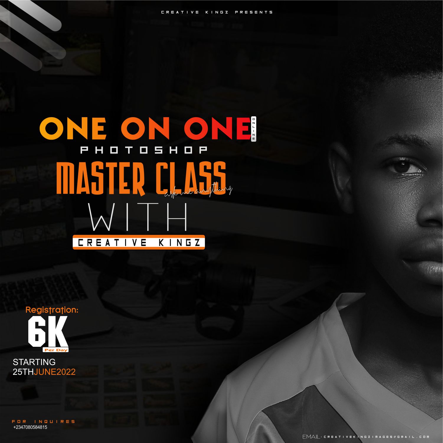 Buy One on one master class by Mr photographer on Selar