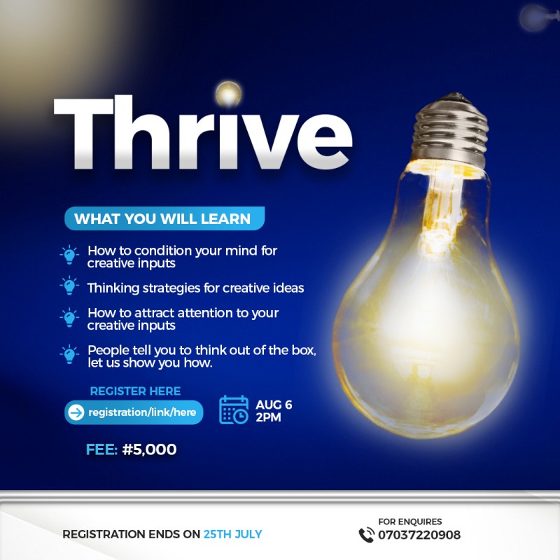Buy Thrive by Adeyemi Tolulope on Selar