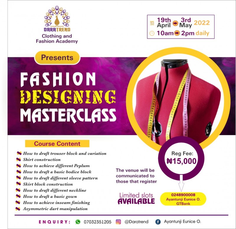 Buy Fashion Designing MasterClasses by DaraTrend Clothing and fashion ...