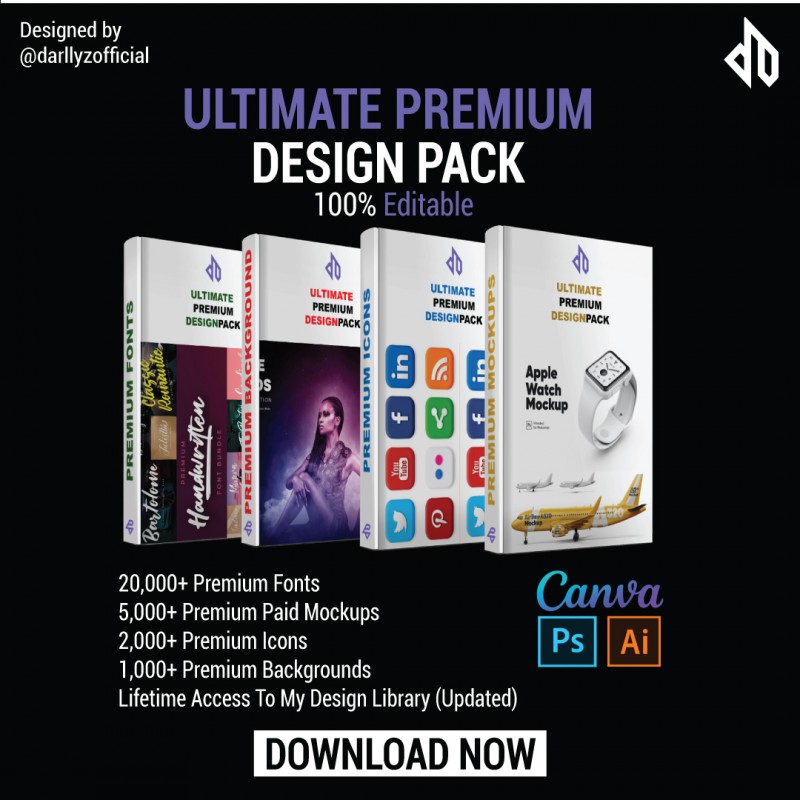 Buy Ultimate Premium Design Pack (All in one) by Darllyz Official on Selar