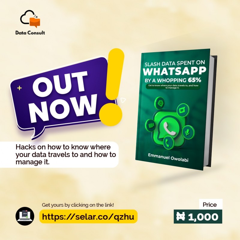 Get Slash data spent on WhatsApp by 65% ebook by Emmanuel Owolabi on Selar
