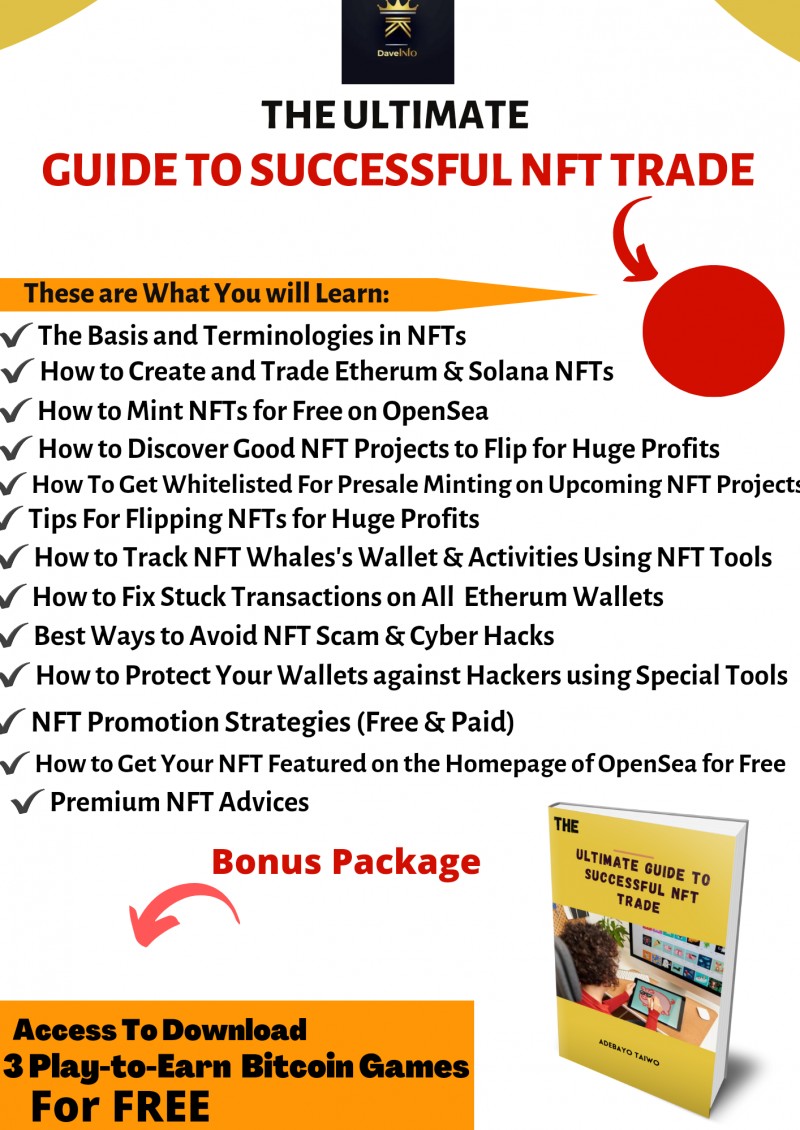 Buy The Ultimate Guide to Successful NFT Trade by Adebayo Taiwo David ...