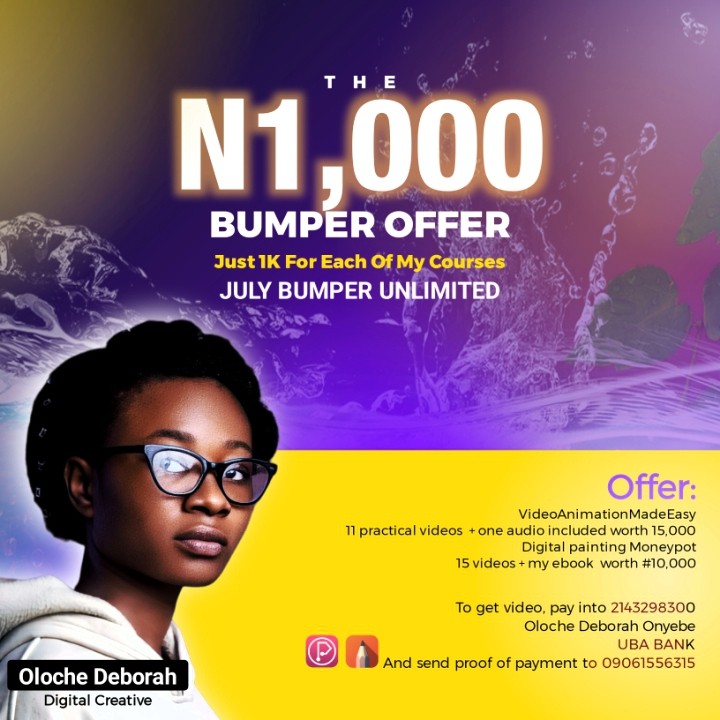 Buy #1000 bumper offer by Oloche Deborah Onyebe on Selar