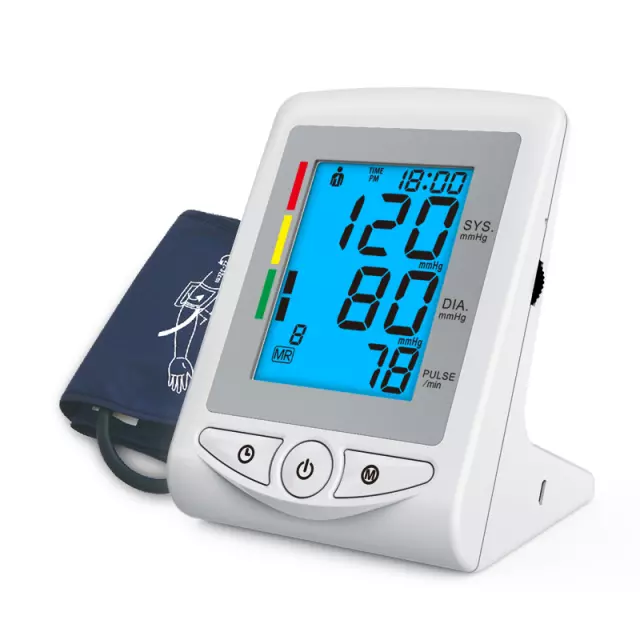 Buy Smart Automatic upper arm digital blood pressure monitor for family ...