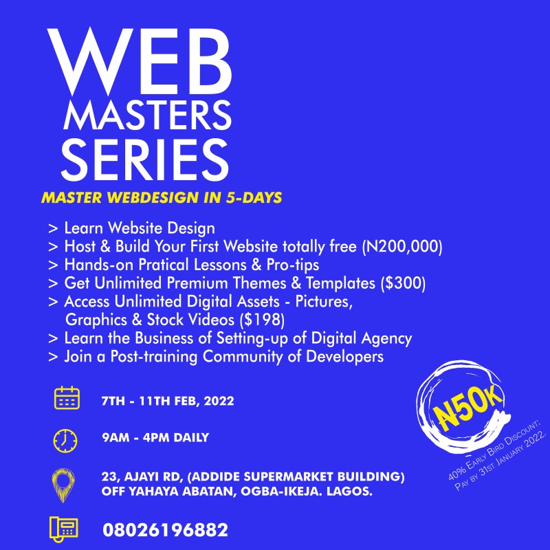 Buy WEB MASTERS SERIES by Charles Aborishade on Selar