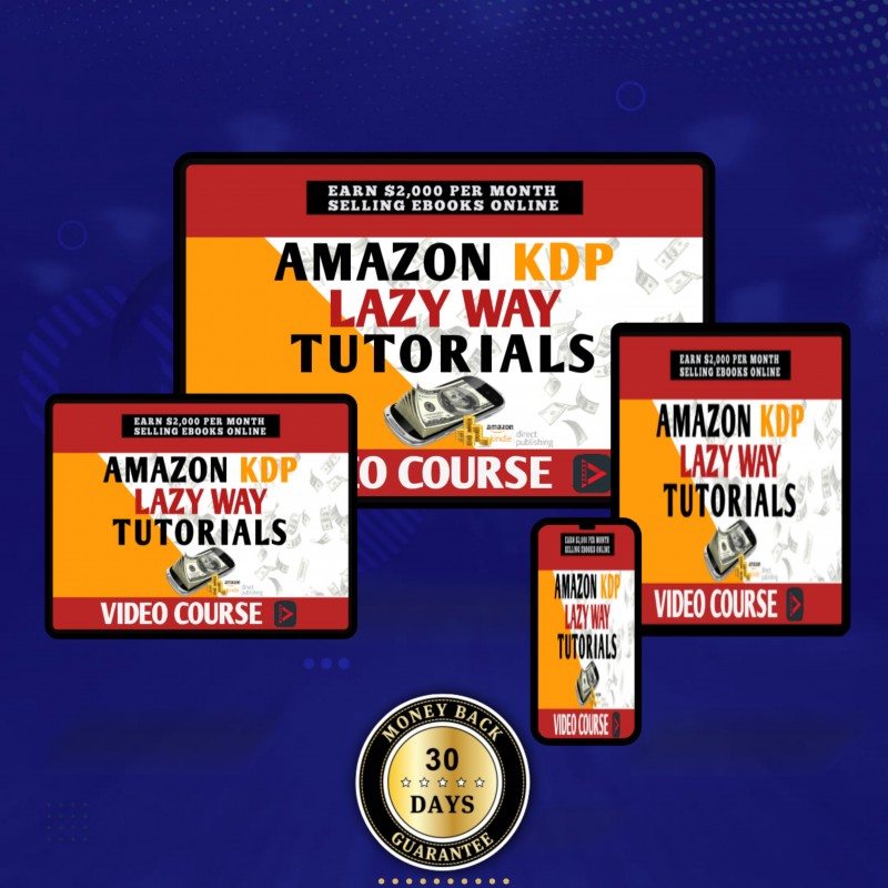 Buy AMAZON KDP LAZY WAY TUTORIAL (VIDEO COURSE) by ANYI-DON 2 on Selar