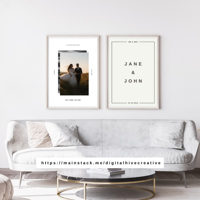 Buy Couples Wedding Frame - Pre-order by DigitalhiveCreative on Selar