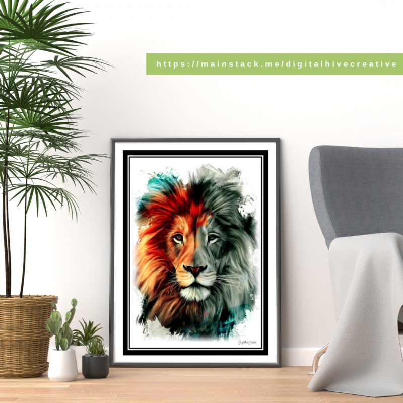 Buy Wild artistic Art Print by DigitalhiveCreative on Selar