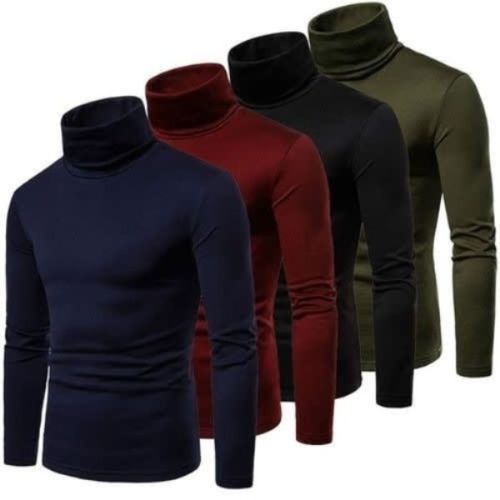 Buy Mauton UNISEX PLAIN (4-IN-1) TURTLENECK LONG-SLEEVED TSHIRT - MULTI ...