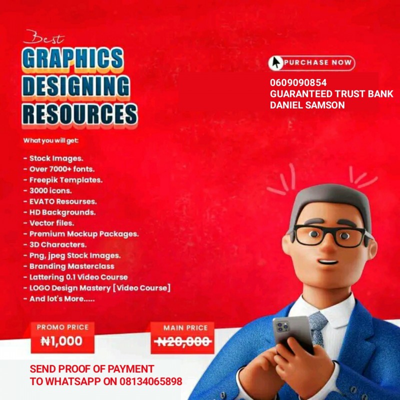 Buy GRAPHIC DESIGNING RESOURCES by Daniel Samson on Selar