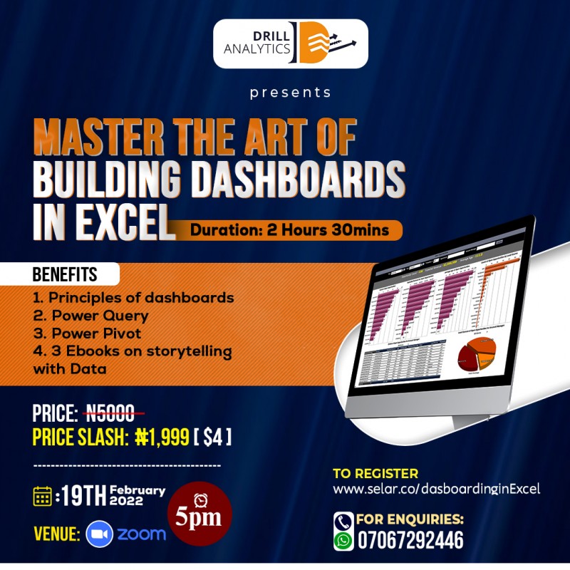 Buy Master The Art of Building Dashboards with Excel by Emmanuel Bassey on Selar