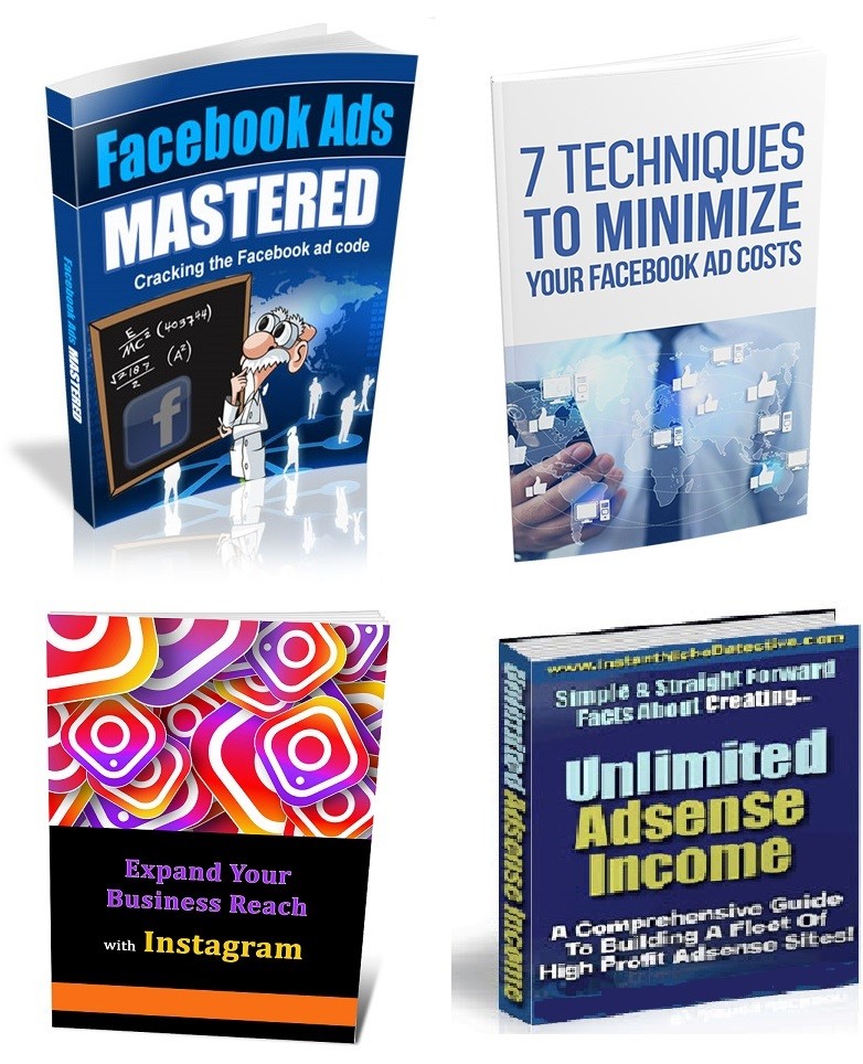 Buy Facebook Ads Mastered, 7 Techniques to Minimize Your Facebook Ad Costs, Google AdSense A-to ...