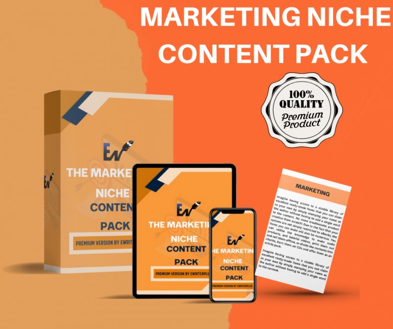Buy THE MARKETING NICHE CONTENT PACK by EWriterPlus on Selar