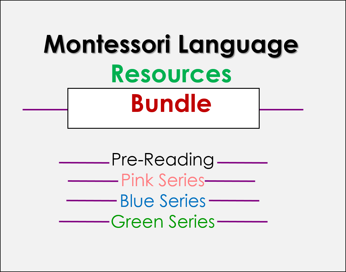 Buy Montessori Language Resources Bundle by Early Years Resource Hub on ...