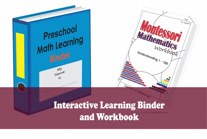 Buy Montessori Mathematics Workbook and Learning Binder For Preschool ...