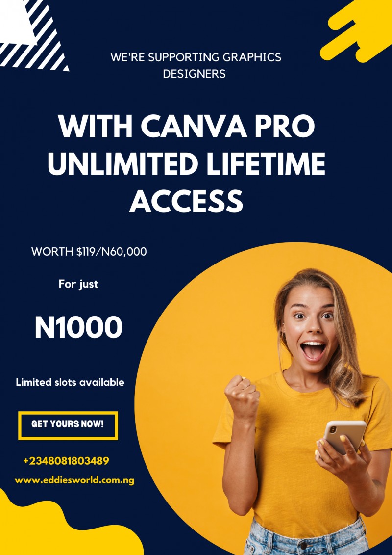 Buy Canva Pro Lifetime Subscription by Endurance Obikpi on Selar