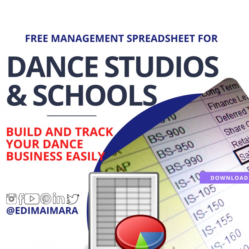 Buy Dance studio and gym management spreadsheet by Dance Ville ...