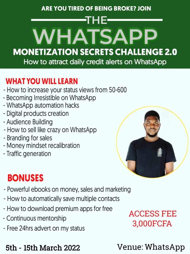 Buy WhatsApp Monetization Secrets by Ayafor Edison on Selar