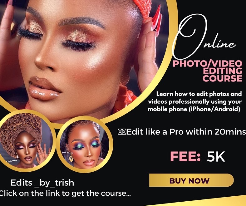 Buy PHOTO / VIDEO EDITING CLASS 2.0 by Trish on Selar