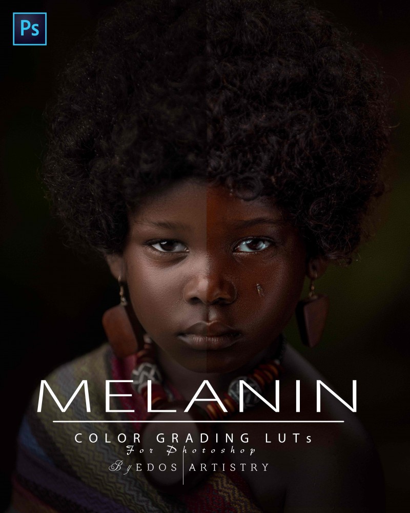 Buy MELANIN COLOR GRADING LUTs FOR PHOTOSHOP by IBOR EDOSA VICTOR on Selar