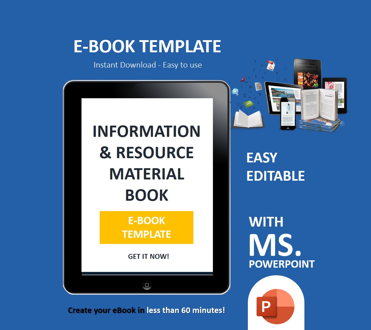 Buy INFORMATION & RESOURCE MATERIAL BOOK E-BOOK TEMPLATE by INSTANT E ...